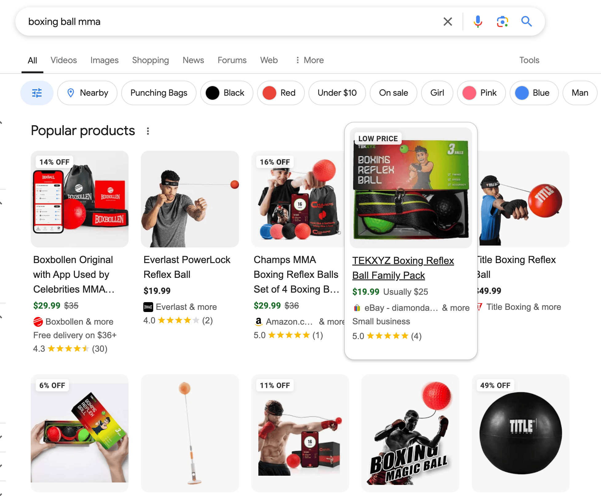 The Best Reflex Balls for Boxing and MMA